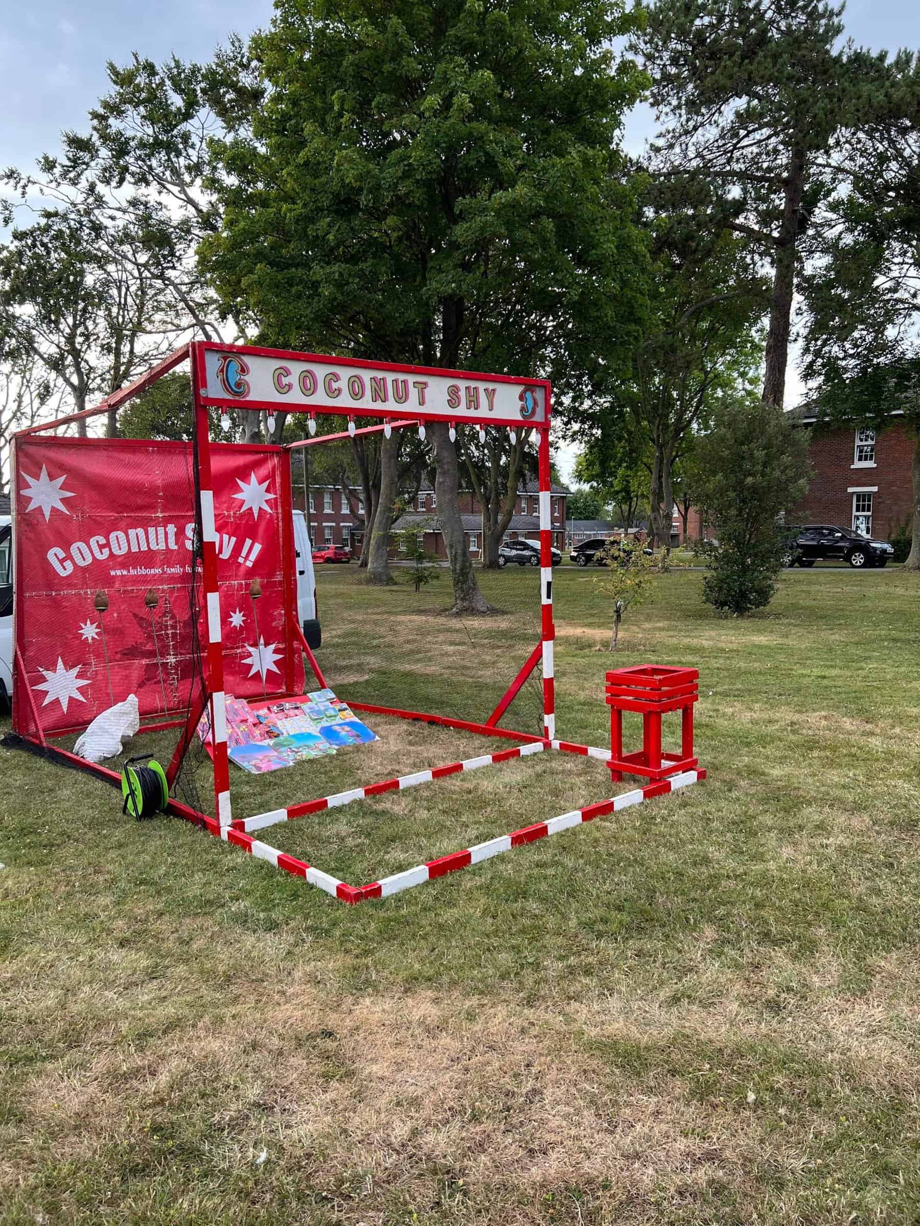 Coconut Shy Game For Hire - Richardsons Amusements