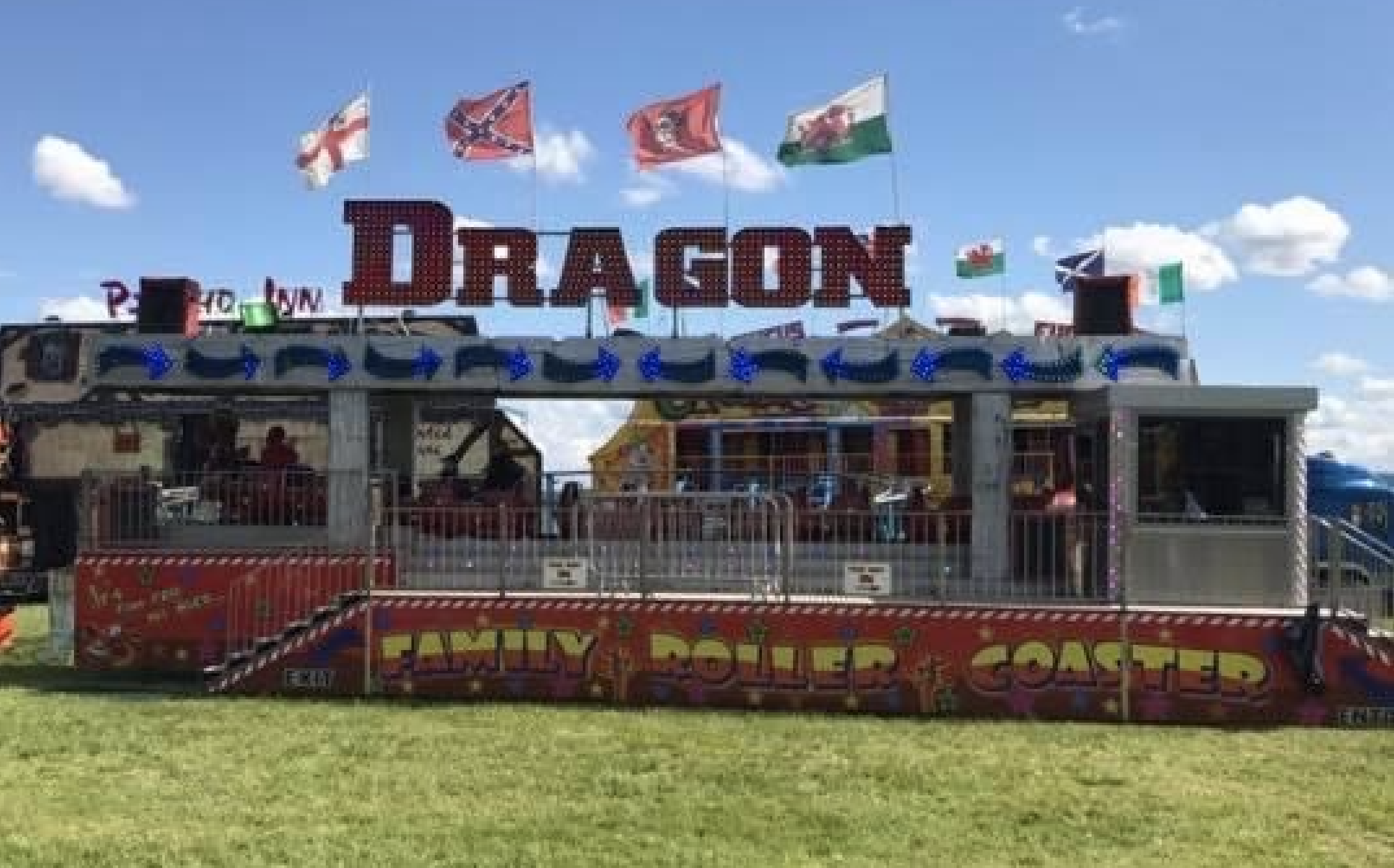 Dragon Roller Coaster for Hire - Richardsons Amusements